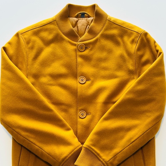 Bonobos | Jackets & Coats | Bonobos Mustard Bomber Jacket Slim Fit ...